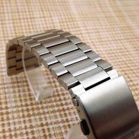 China Brushed Solid 22mm Stainless Steel Watch Band Quick Release for sale