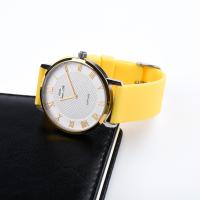 China 18mm TPU Watch Band , ODM Watch Straps For Small Wrists Yellow for sale