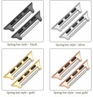China sand blasted Apple Watch Strap Connector 38 40 42 44mm for sale