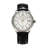 China Cowhide Strap Automatic Mechanical Watch Noctilucous Luxury Diamond for sale