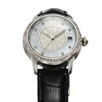 China Cowhide Strap Automatic Mechanical Watch Noctilucous Luxury Diamond for sale