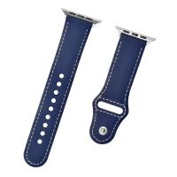 China 38 40 42 44mm Width Leather Watch Strap Bands For Apple Watches for sale