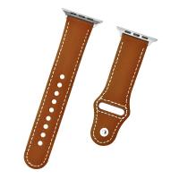 China 38 40 42 44mm Width Leather Watch Strap Bands For Apple Watches for sale