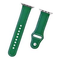 China 38 40 42 44mm Width Leather Watch Strap Bands For Apple Watches for sale