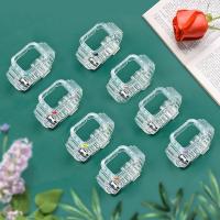 China ODM Transparent TPU Rubber Wrist Watch Straps For Apple Watches for sale
