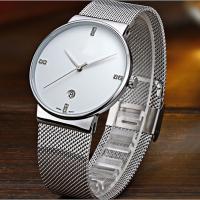China 3ATM Luxury VJ42B Movement Quartz Rose Gold Watch With SS Strap for sale