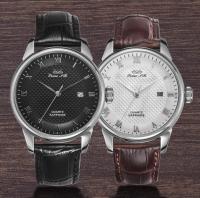 China OEM 3ATM Miyota 2115 Quartz Wrist Watch With Leather Strap for sale