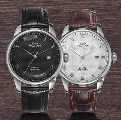 China OEM 3ATM Miyota 2115 Quartz Wrist Watch With Leather Strap for sale