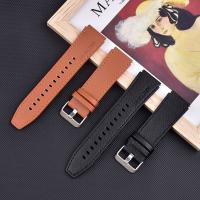 China ODM Hand Stitched Cowhide Leather 22mm Watch Strap for sale