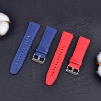 China ODM Hand Stitched Cowhide Leather 22mm Watch Strap for sale
