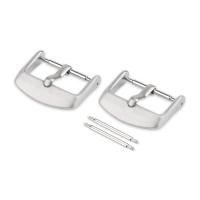 China ROHS 22mm Brushed Stainless Steel Watch Clasp Replacement for sale