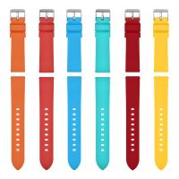 China ROHS Quick Release 20mm Silicone Rubber Smart Watch Strap for sale