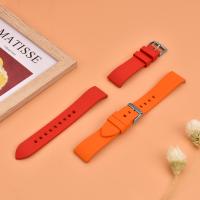 China ROHS Quick Release 20mm Silicone Rubber Smart Watch Strap for sale