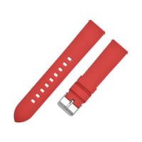 China ROHS Quick Release 20mm Silicone Rubber Smart Watch Strap for sale