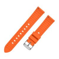 China ROHS Quick Release 20mm Silicone Rubber Smart Watch Strap for sale