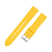 China ROHS Quick Release 20mm Silicone Rubber Smart Watch Strap for sale