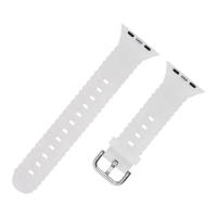 China Custom Printed 38/40mm 42/44mm Apple Watch Silicone Band for sale