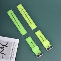 China 18mm 20mm 22mm Adjustable Luminous Silicone Rubber Watch Strap for sale