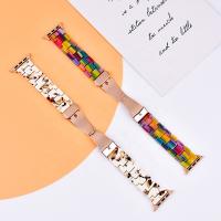 China Easy Release Dazzle Color Resin Watch Strap 38mm 42mm for sale