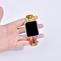China Easy Release Dazzle Color Resin Watch Strap 38mm 42mm for sale