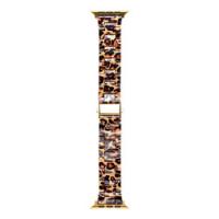 China Easy Release Dazzle Color Resin Watch Strap 38mm 42mm for sale