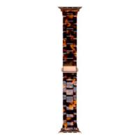 China Easy Release Dazzle Color Resin Watch Strap 38mm 42mm for sale