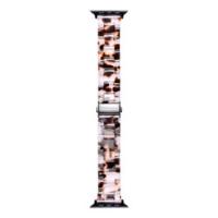 China Easy Release Dazzle Color Resin Watch Strap 38mm 42mm for sale