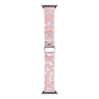 China Easy Release Dazzle Color Resin Watch Strap 38mm 42mm for sale