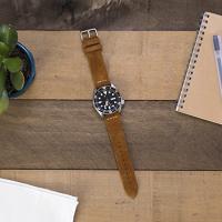 China 16 - 28mm 2 Piece Suede Watch Belt Strap With TTO Logo for sale