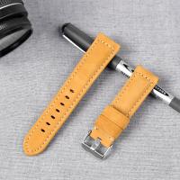 China 22mm 2 Piece Leather Buckle Strap OEM ODM Available for sale