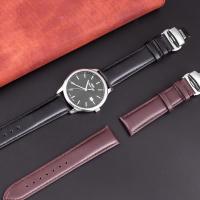 China 2 Piece 20mm Genuine Cow Leather Watch Strap Bands for sale