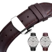 China 2 Piece 20mm Genuine Cow Leather Watch Strap Bands for sale