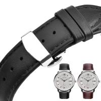 China 2 Piece 20mm Genuine Cow Leather Watch Strap Bands for sale
