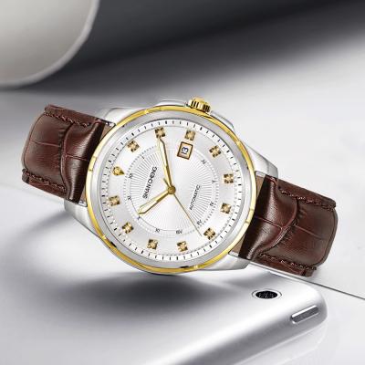 China Automatic Date Full Screw Stainless Steel Mens Watches PT5000 Mechanical for sale