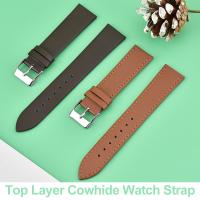 China Handmade Genuine Leather Watch Strap Custom Wristband OEM And ODM Accept for sale
