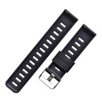 China 22mm TPU Rubber Watch Band Straps With Quick Release Spring Bar for sale