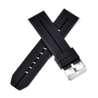 China Waterproof TPU Wrist Rubber Watch Strap 22mm Size Quick Release for sale
