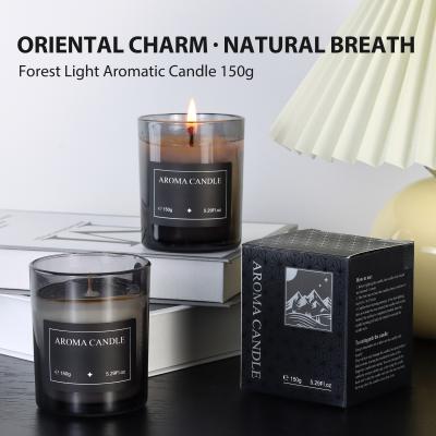China Natural Soy Wax Aromatic Candle Non Toxic 150g Relaxing Aromatherapy Candles for sale