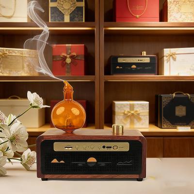 China Home Bluetooth Speaker Aroma Diffuser 20ml Capacity Aromatherapy Essential Oil Diffuser for sale