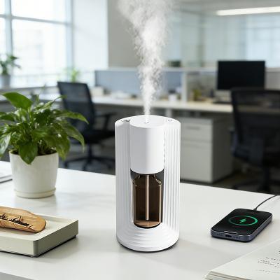 China Cotton Free Structure 5W Battery Operated Aroma Diffuser With Two Fluid Atomization for sale