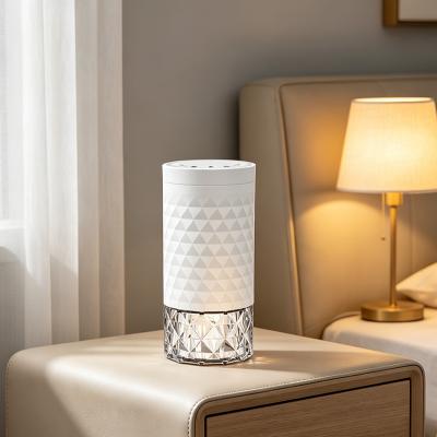 China Bluetooth App Control Low-Noise Aroma Diffuser with 80 mL Visualized Glass Essential Oil Bottle for sale