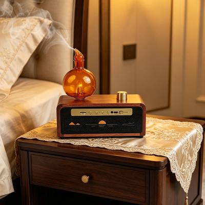 China Luxurious Hand-polished Solid Wood Aroma Diffuser with Cold-air Diffusion and 100cbm Coverage for Home and Office for sale