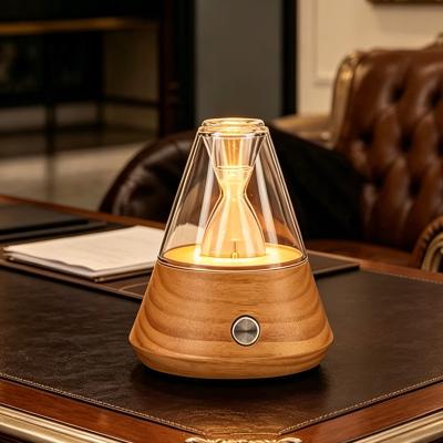 China Stylish Wood Aroma Diffuser with Cold-air Diffusion and High-capacity Lithium Battery for Office Customization for sale