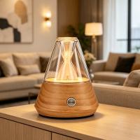 China Hand Polished Solid Wood Base Aroma Diffuser Machine with Cold-air Diffusion and 100cbm Coverage for Office and Home for sale