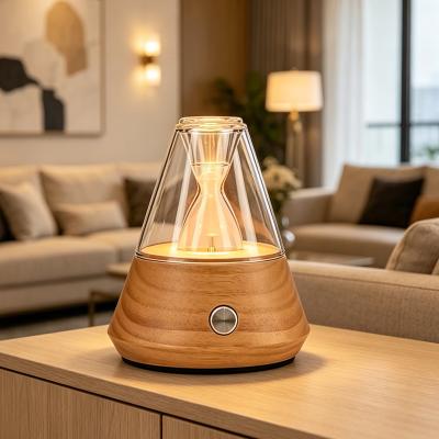 China Hand Polished Solid Wood Base Aroma Diffuser Machine with Cold-air Diffusion and 100cbm Coverage for Office and Home for sale