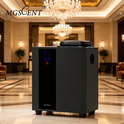 China 300m² Coverage 200ml Oil Capacity DC12V 8W Metal HVAC Bluetooth Aroma Diffuser Machine for sale