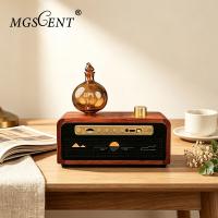 China Wood Aroma Diffuser Machine with Hand-polished Solid Wood Base, Cold-air Diffusion and 100cbm Coverage for Home and Office for sale