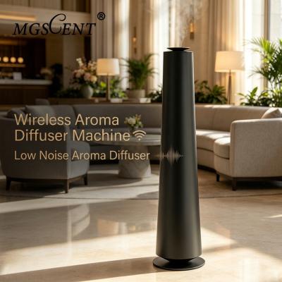 China Bluetooth-enabled 500ml Large Capacity Floor Standing Aroma Diffuser Machine for Commercial Spaces for sale