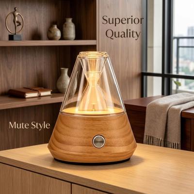 China Hand Polished Solid Wood Base Aroma Diffuser Machine with Cold-air Diffusion and 100cbm Coverage for Office and Home for sale