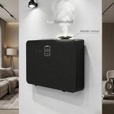 China Wall Mounted Smart Fragrance Diffuser with 2000 Cubic Meters Coverage and 500ml Reservoir in Aviation-Grade Aluminum Alloy for sale